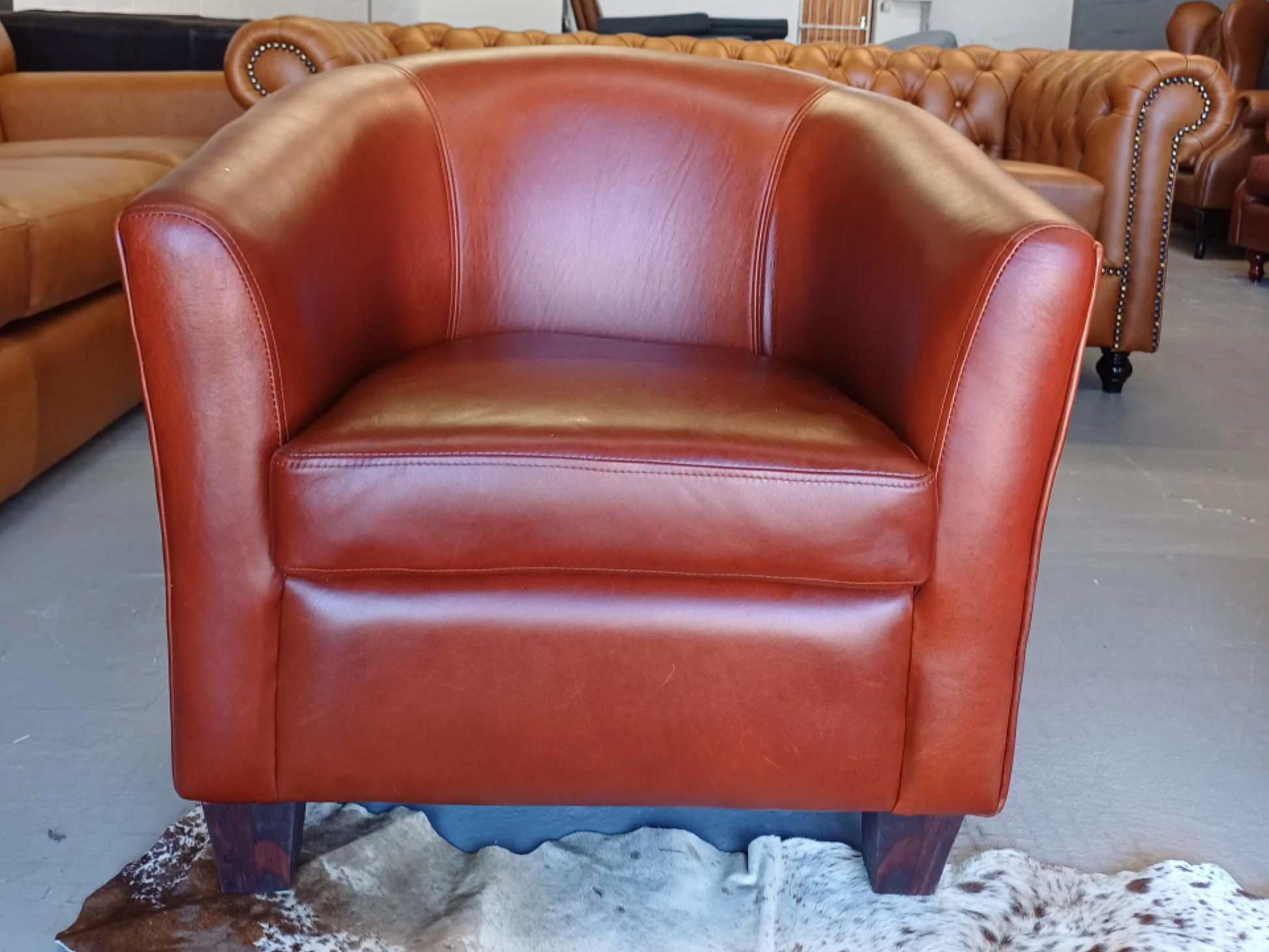 Tub Chair - Etosha Rust - Maree Meubels